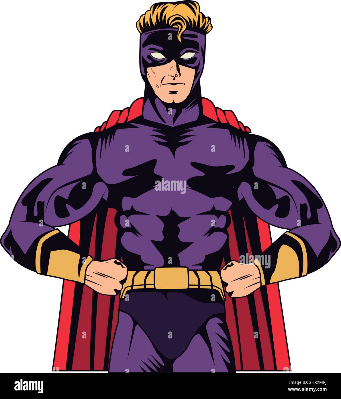 purple superhero pop art Stock Vector Image & Art - Alamy