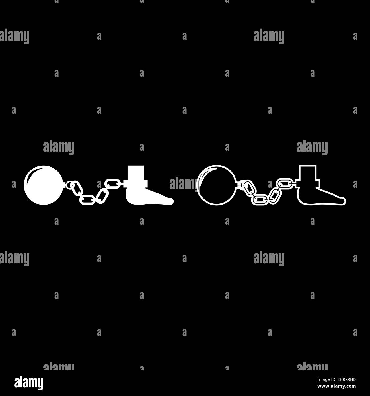 Burden icon on white Black and White Stock Photos & Images - Alamy