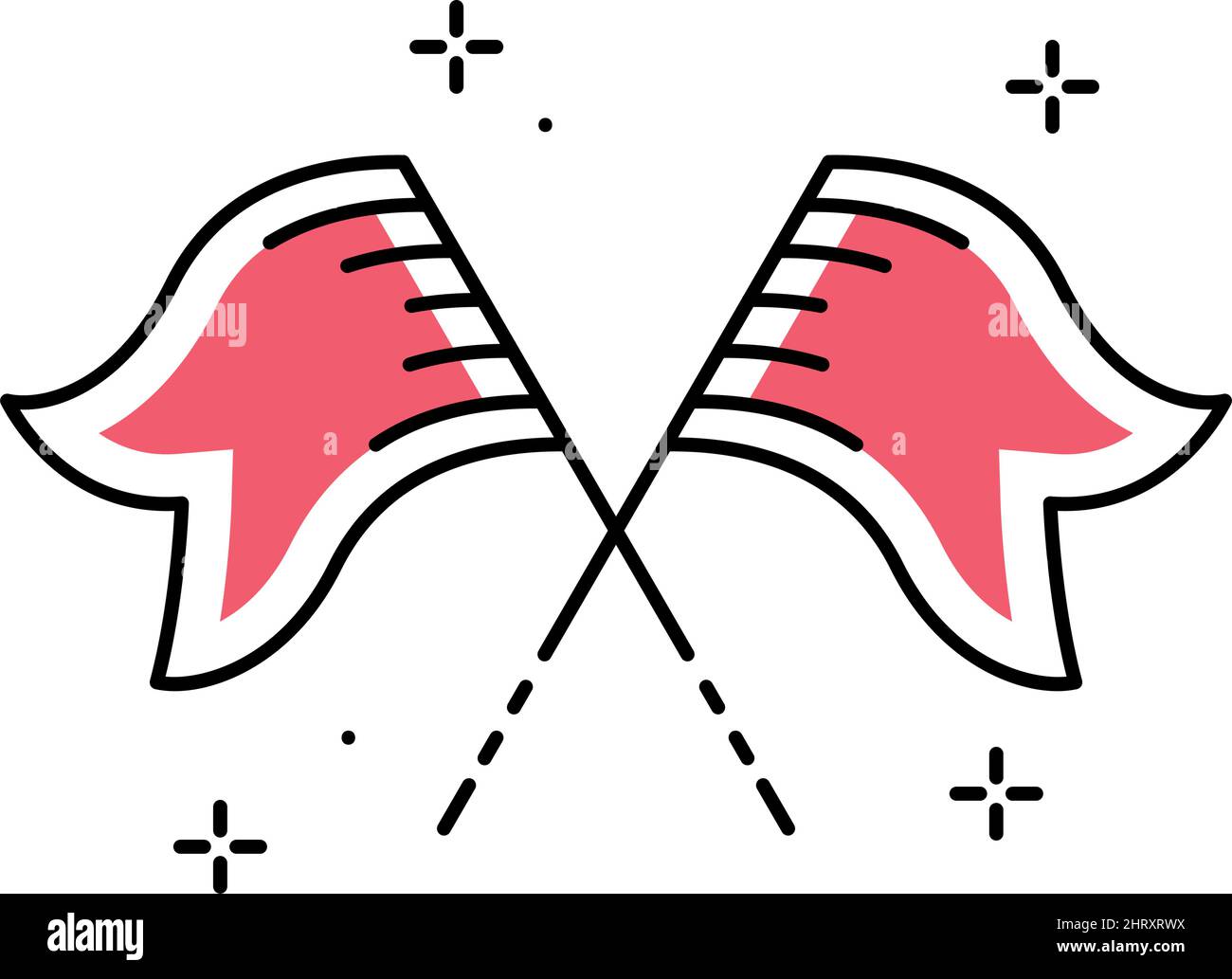 Corner flags Stock Vector Images - Alamy