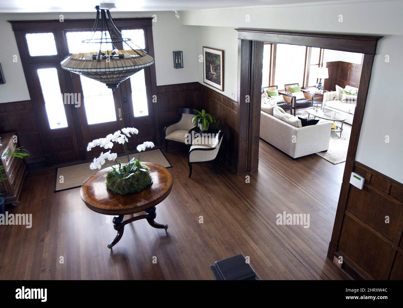 The front entrance way of Hart House, a three-storey mansion, formerly ...