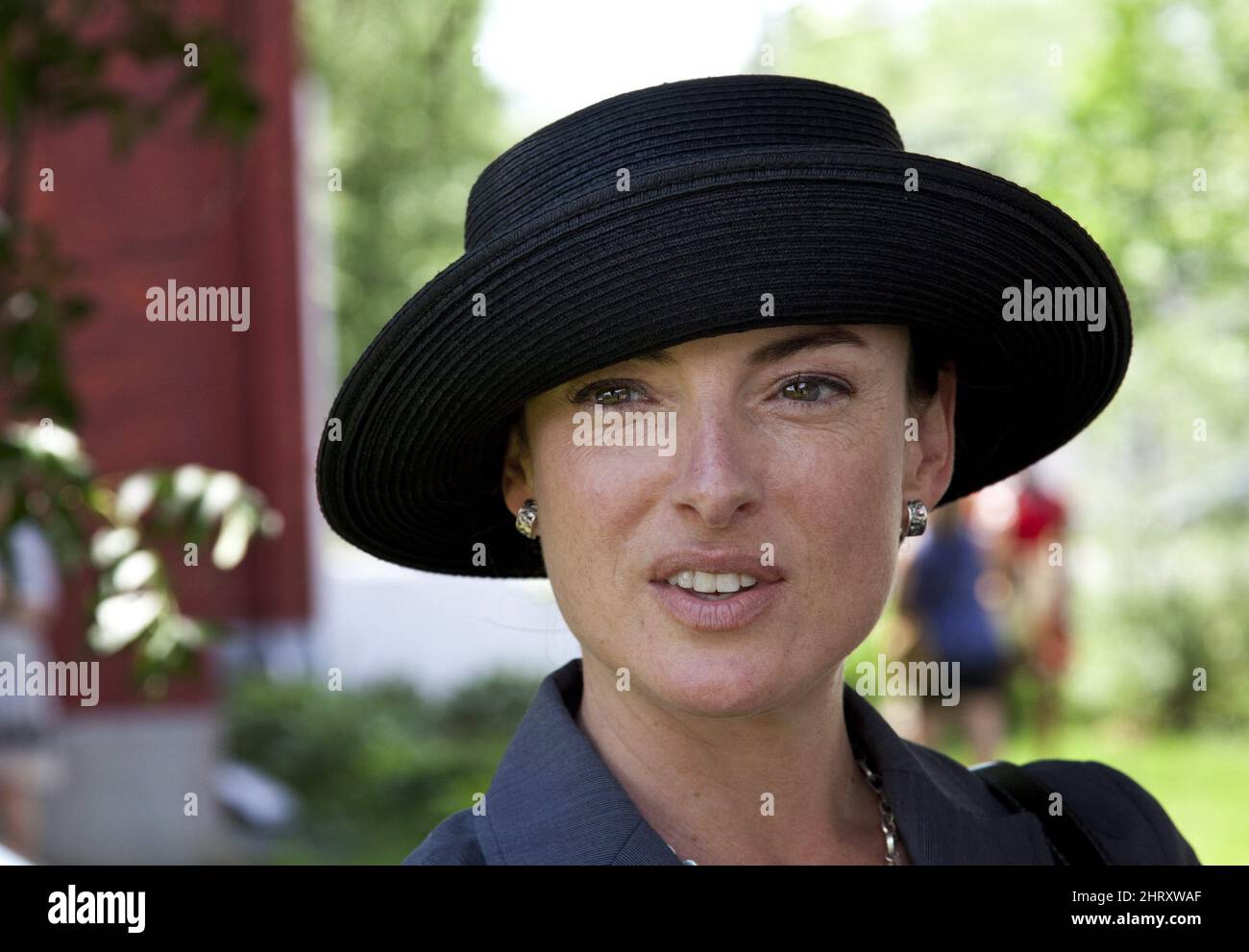 Actress Pascale Buissiere is shown during the shooting of the movie ...