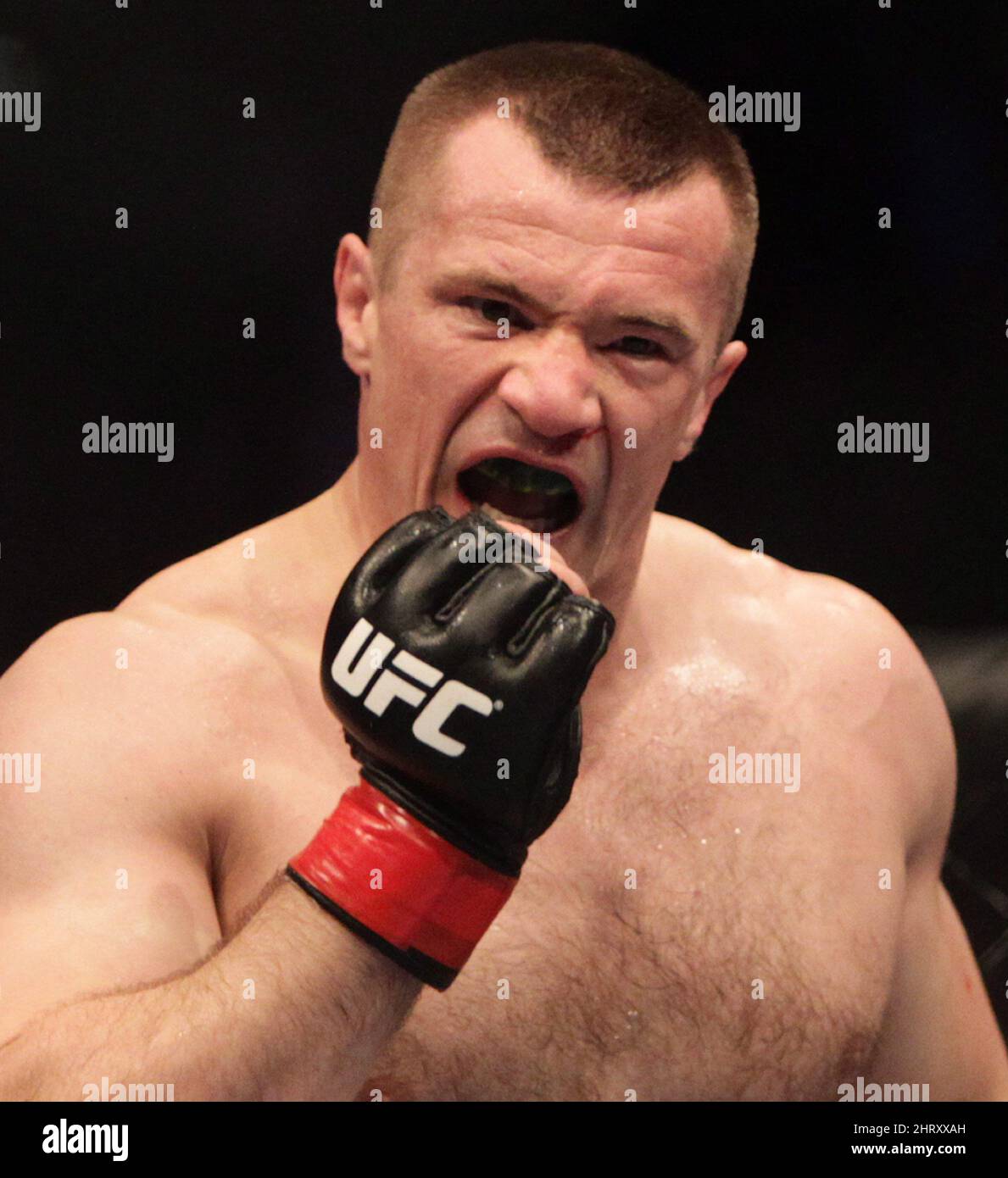 Mirko "Cro Cop" Filipovic, of Croatia, celebrates his win over Pat ...