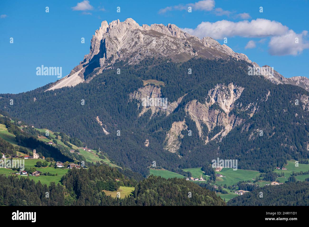 Landscape view of mountainous South Tyrol area in Italy Stock Photo - Alamy