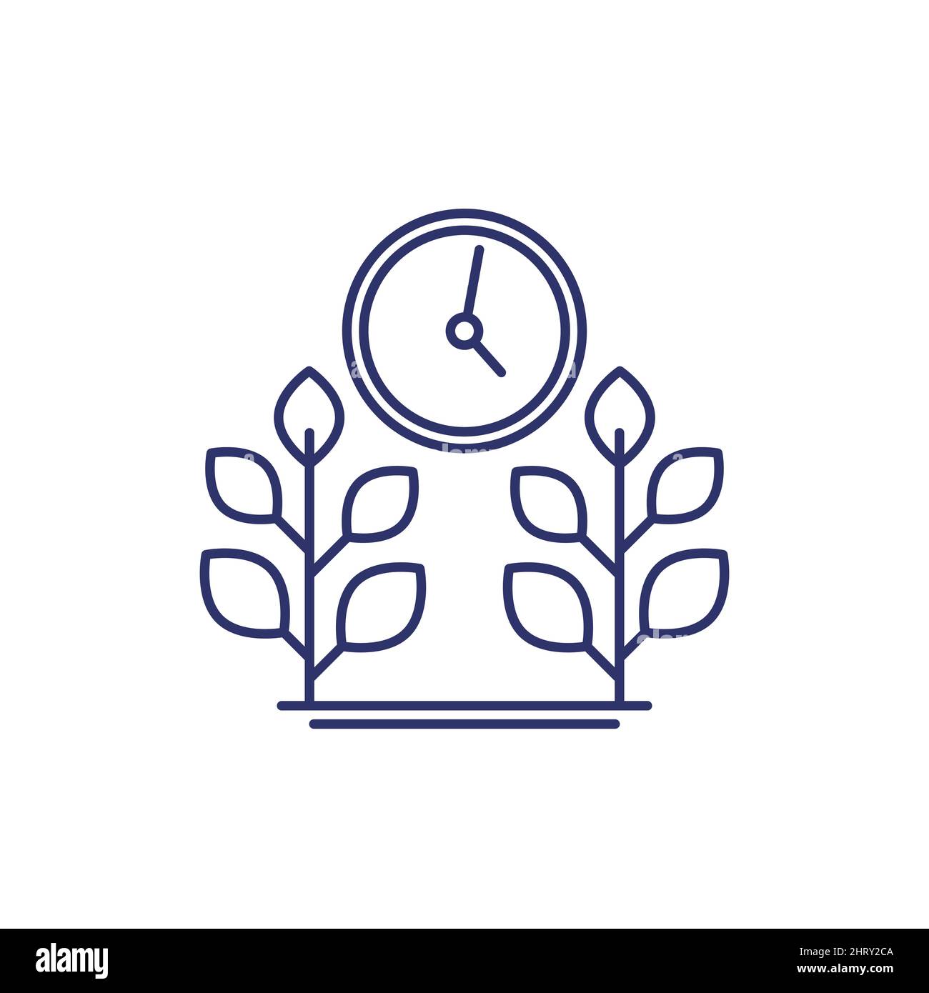 growing crops and time, farming line icon Stock Vector Image & Art - Alamy
