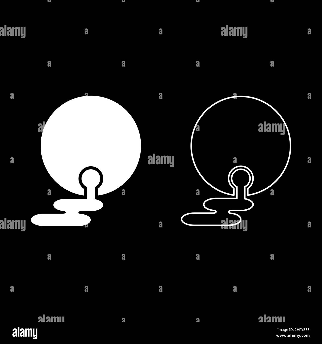 Oil flowing from barrel fuel flows out Environmental pollution crude ...