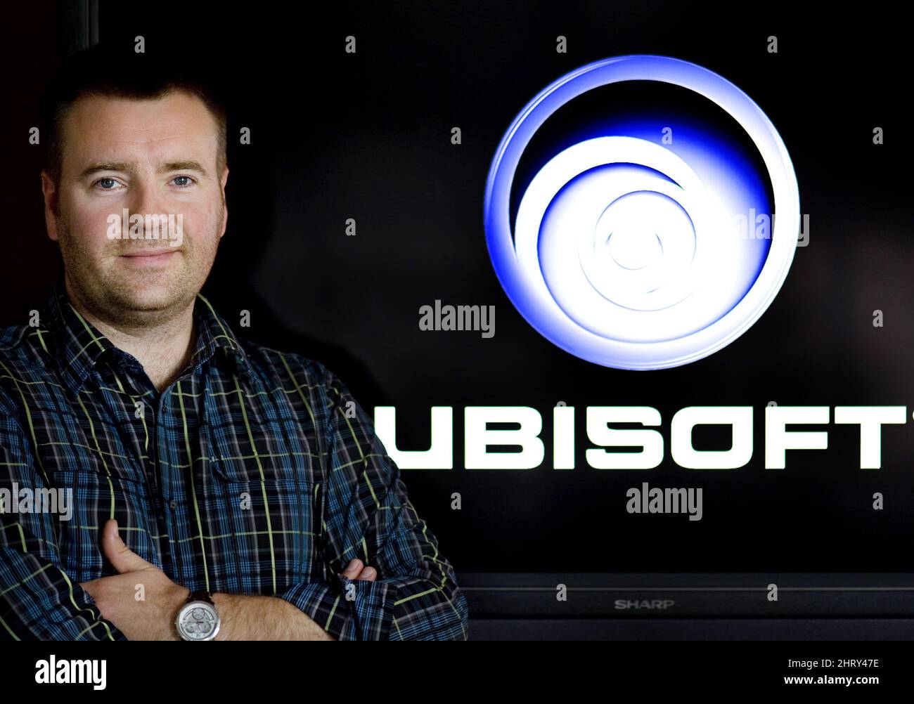 Ubisoft CEO Yannis Mallat is shown at Ubisoft headquarters in Montreal ...