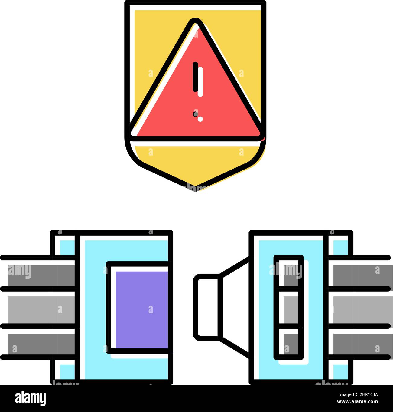 wire cable protect color icon vector illustration Stock Vector Image ...