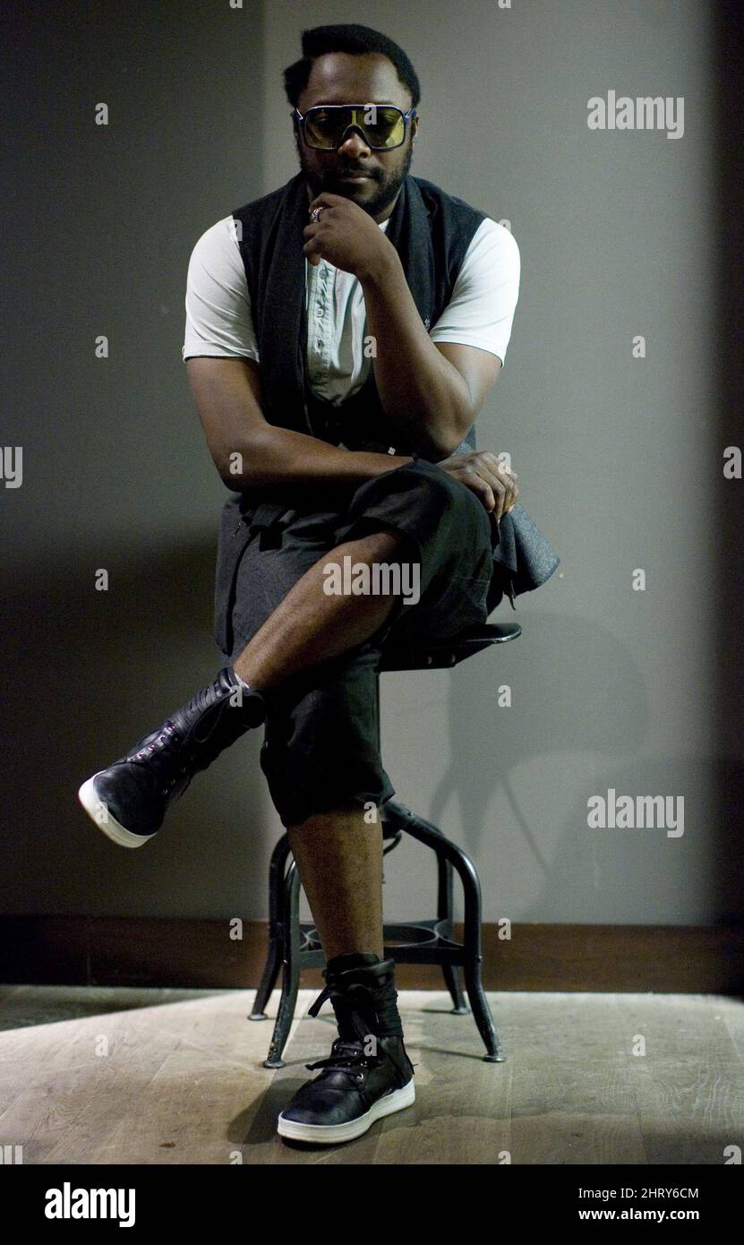 American rapper will.i.am poses for a photo at the launch of his ...