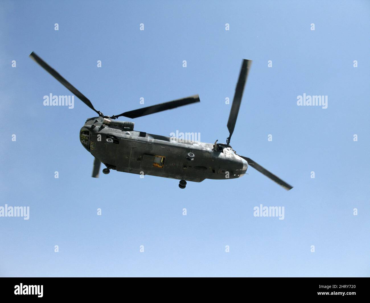 The Canadian Chinook helicopter known as "The Magic Bus" is pictured on ...