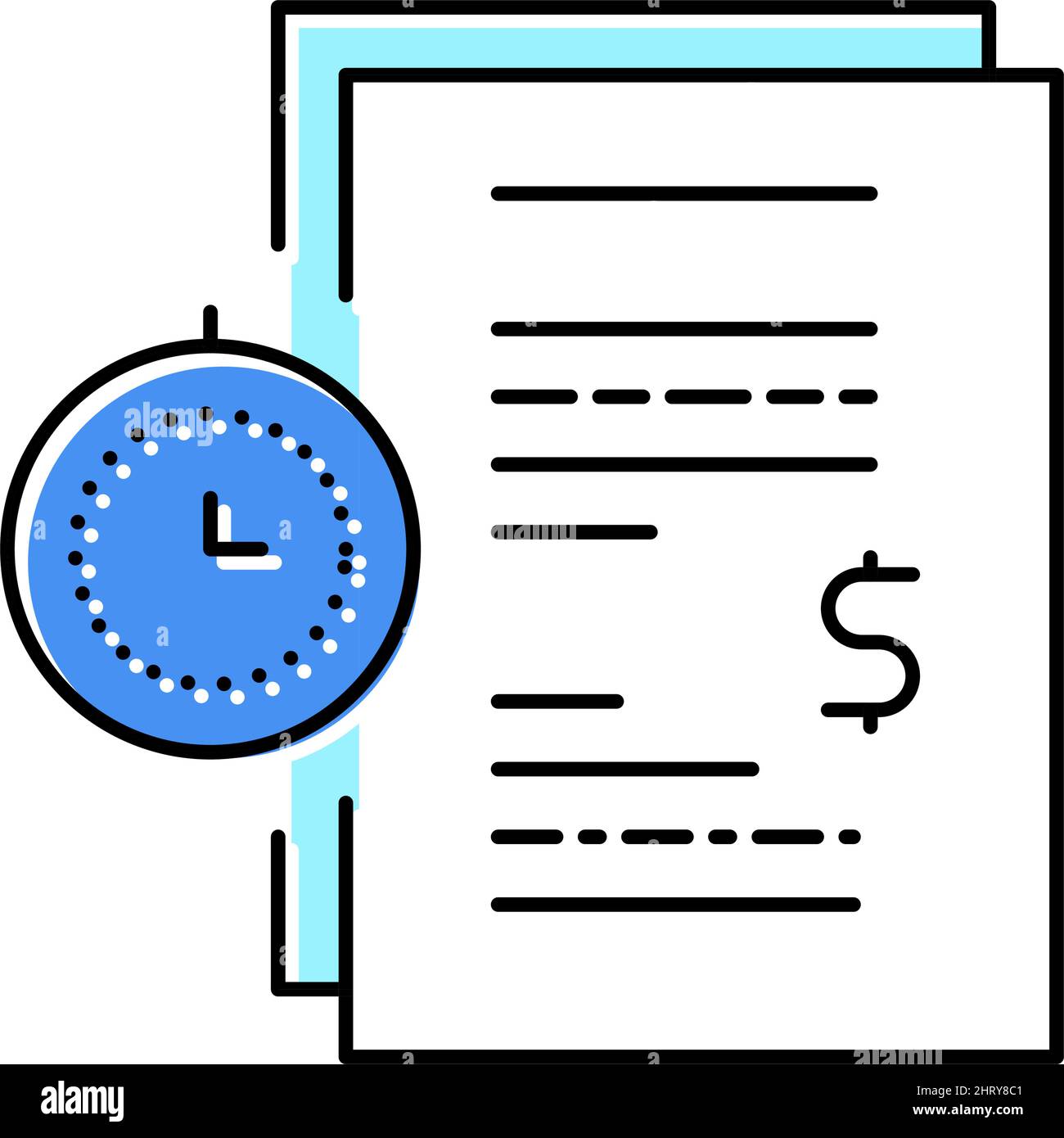 Train is late Stock Vector Images - Alamy