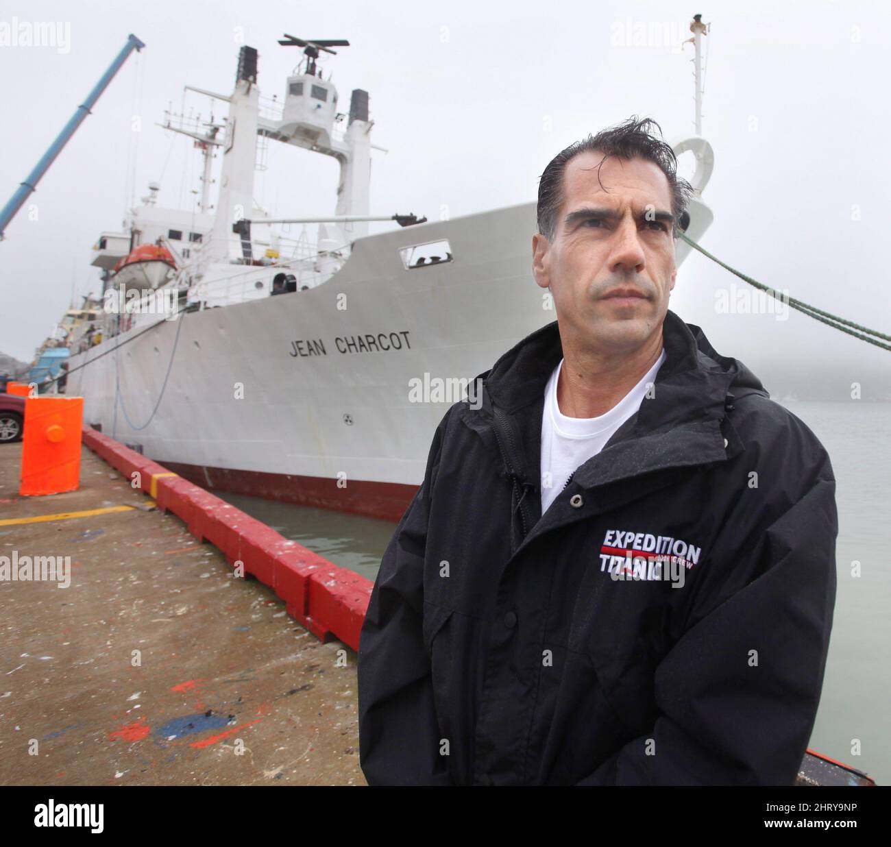 Chris Davino, President and CEO RMS Titanic, and the research vessell ...