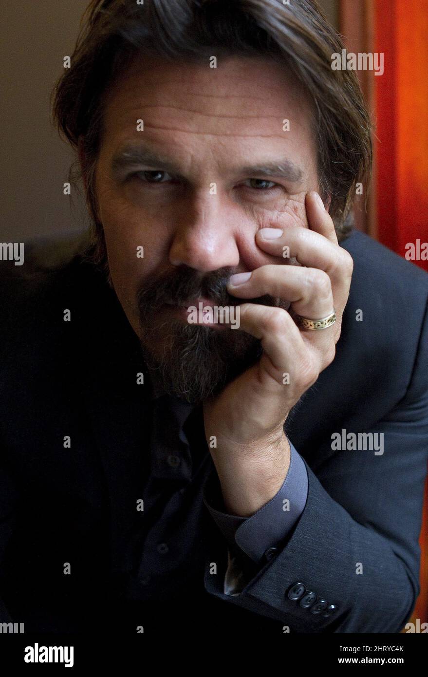 Actor Josh Brolin poses for a photo as he promotes his new film You ...