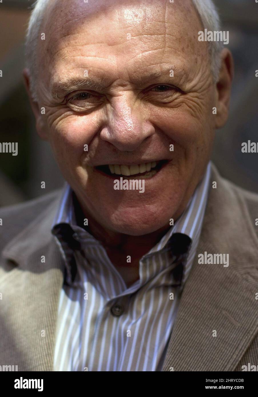 British Actor Anthony Hopkins poses for a photo as he promotes his new ...