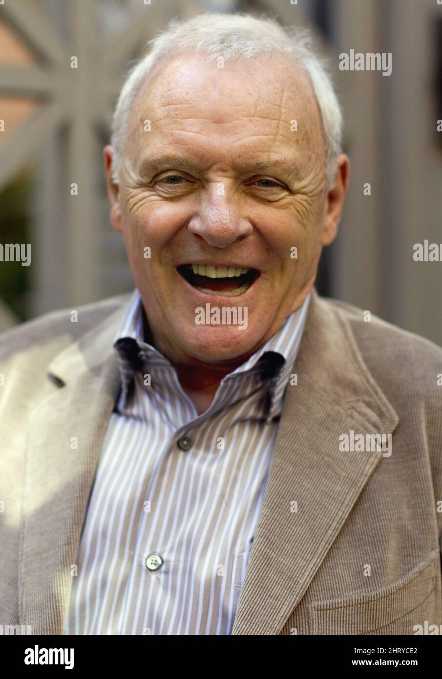 British actor Anthony Hopkins poses for a photo as he promotes his new ...