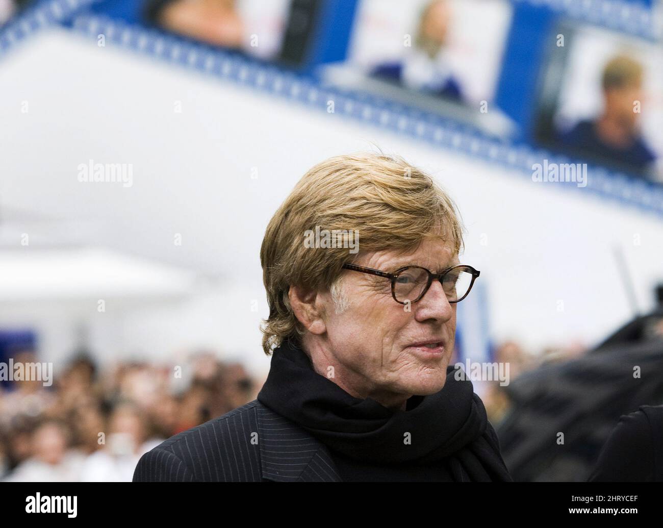 Director Robert Redford walks on the red carpet for the movie The ...