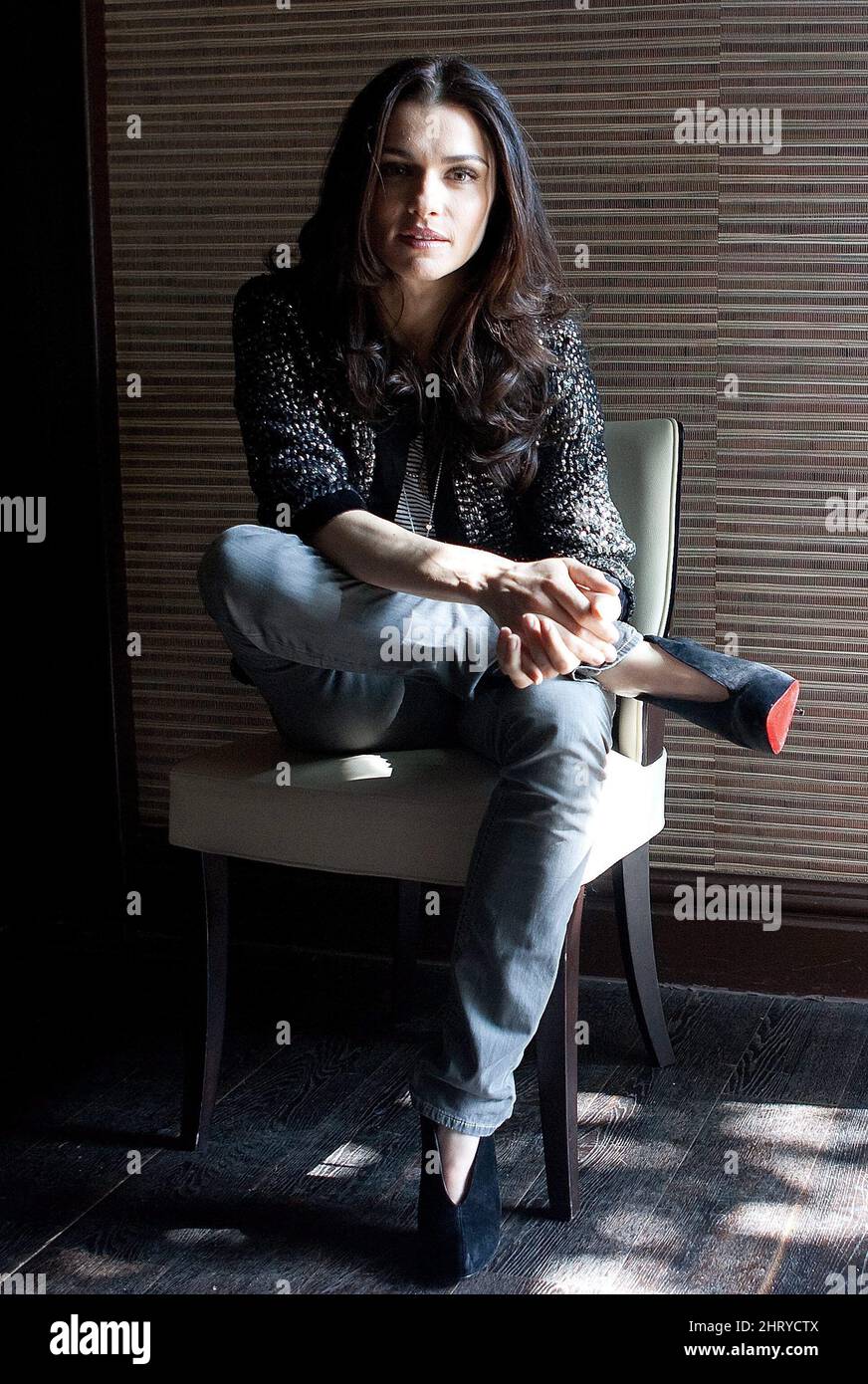 Rachel Weisz poses for a photo as she promotes her film The ...