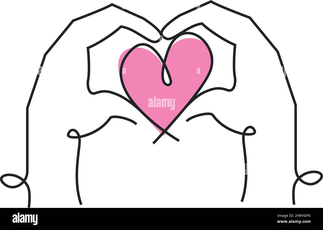 hands lifting heart Stock Vector Image & Art - Alamy