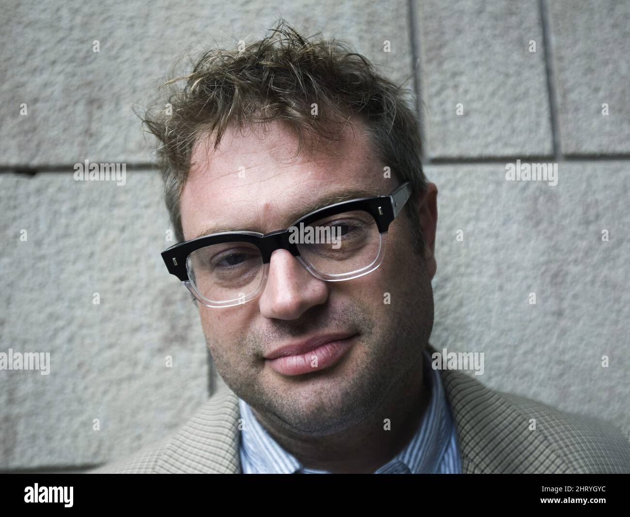 Singer Steven Page poses for a photograph in Toronto on Thursday ...