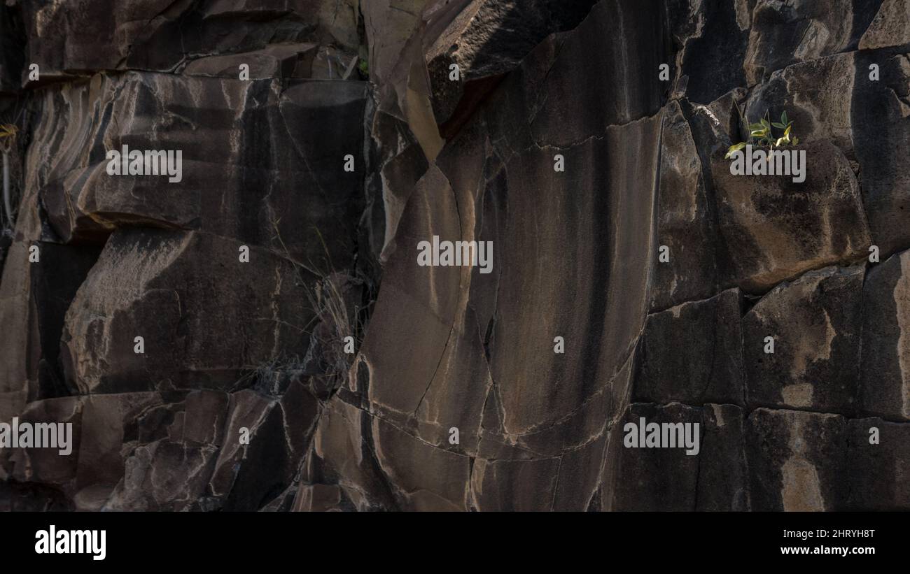 Closeup of a grungy tough background with rough surface and substance ...