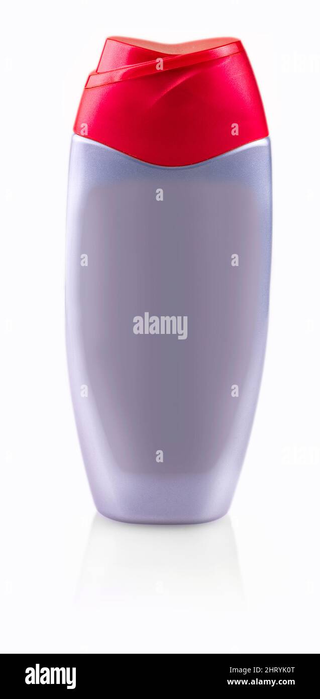 plastic bottle with shower gel isolated on white background Stock Photo ...