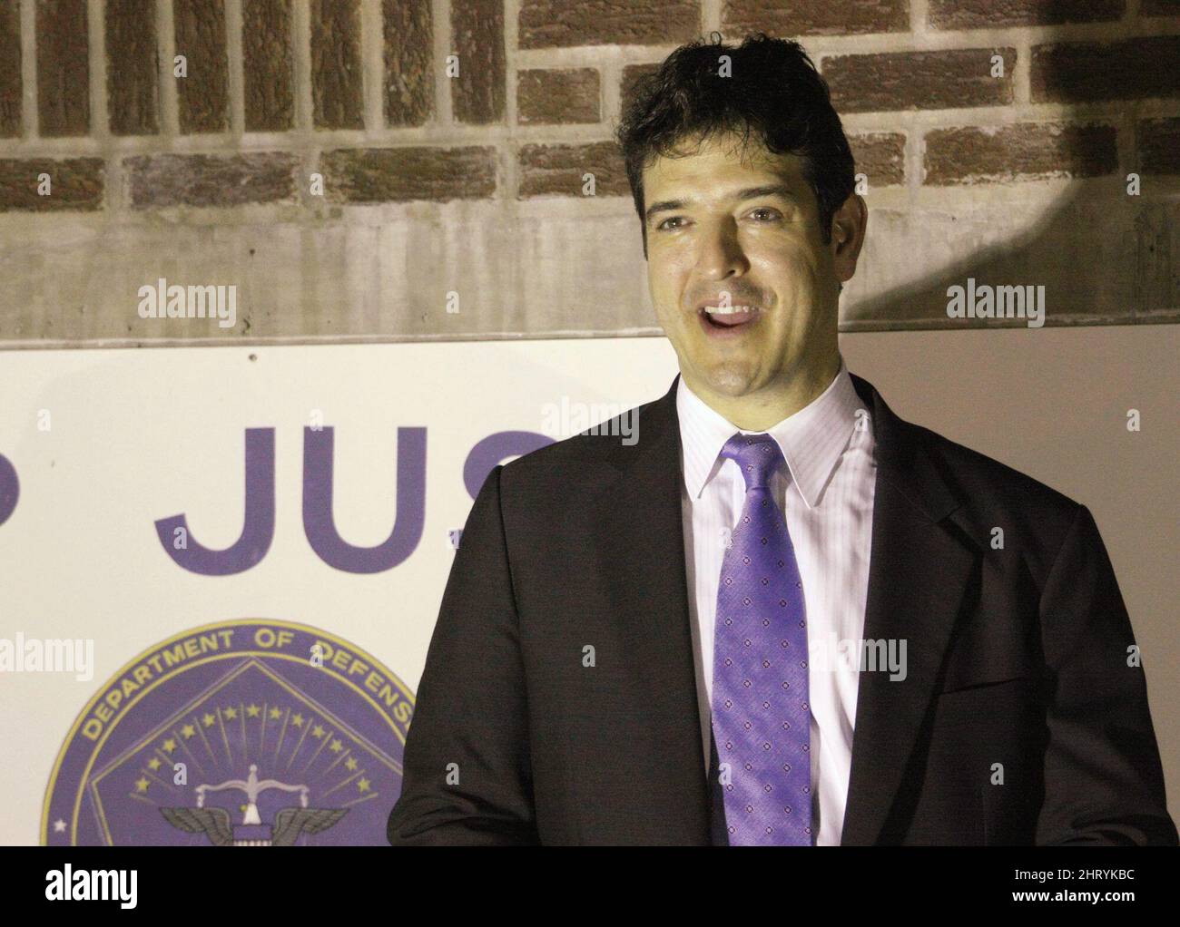 Prosecution psychiatrist Dr. Michael Welner is seen at Camp Justice ...