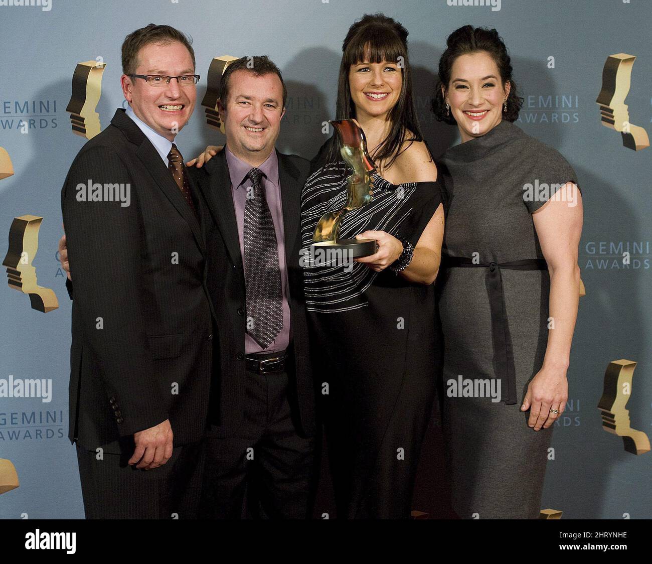 John Ritchie, left to right, Rob Bromley, Heather White and Lori Joyce ...