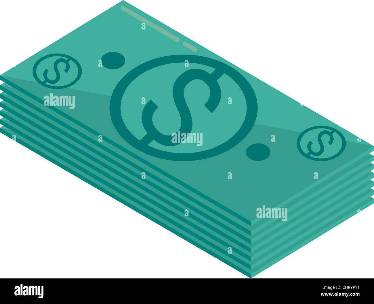 Bills dollars isometric hi-res stock photography and images - Alamy