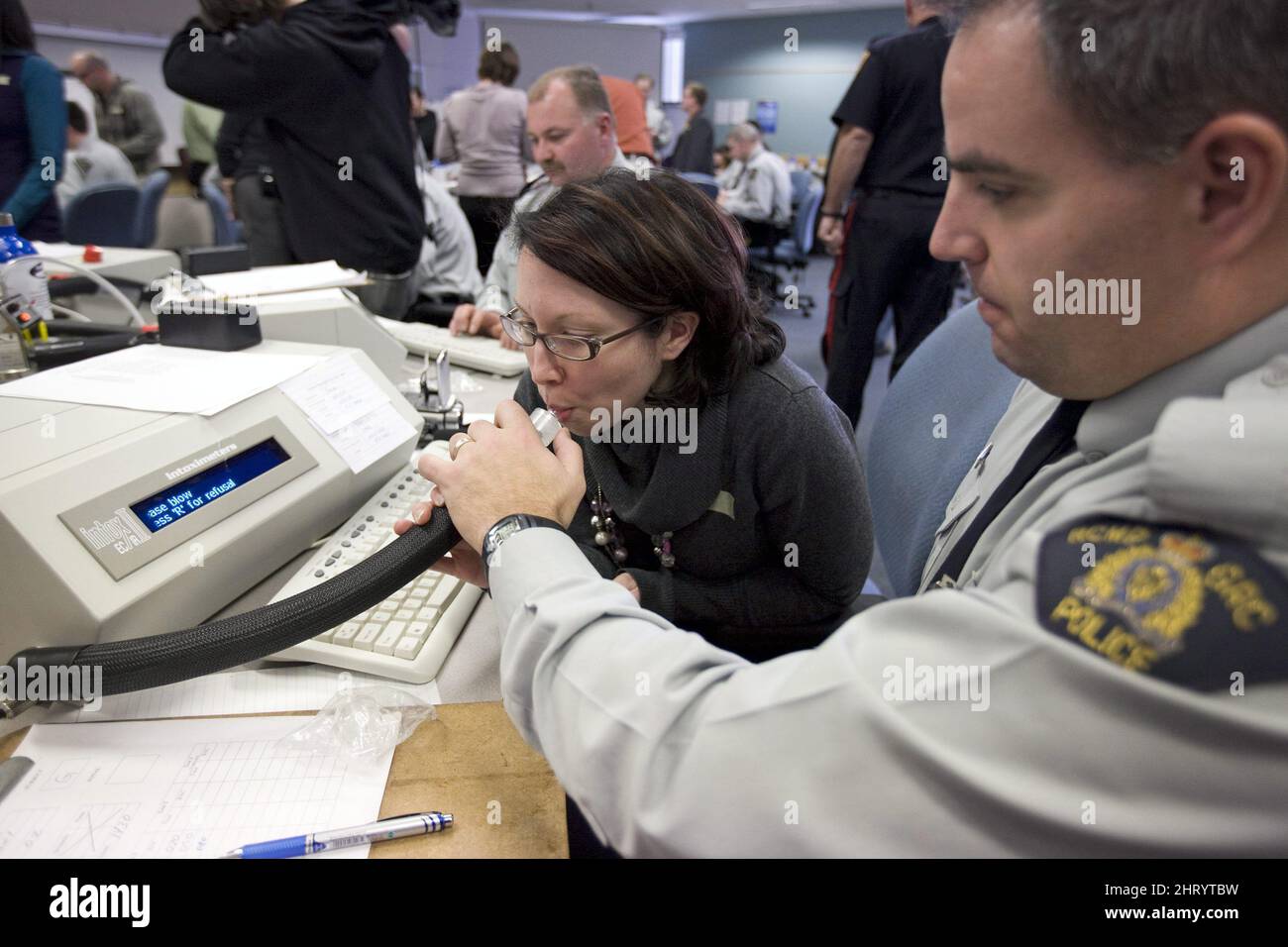 After consuming alcohol in the controlled environment at RCMP ...