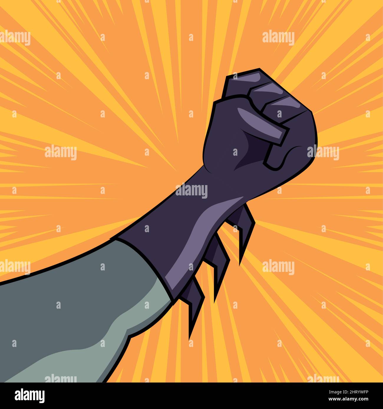 strong superhero hand Stock Vector Image & Art - Alamy