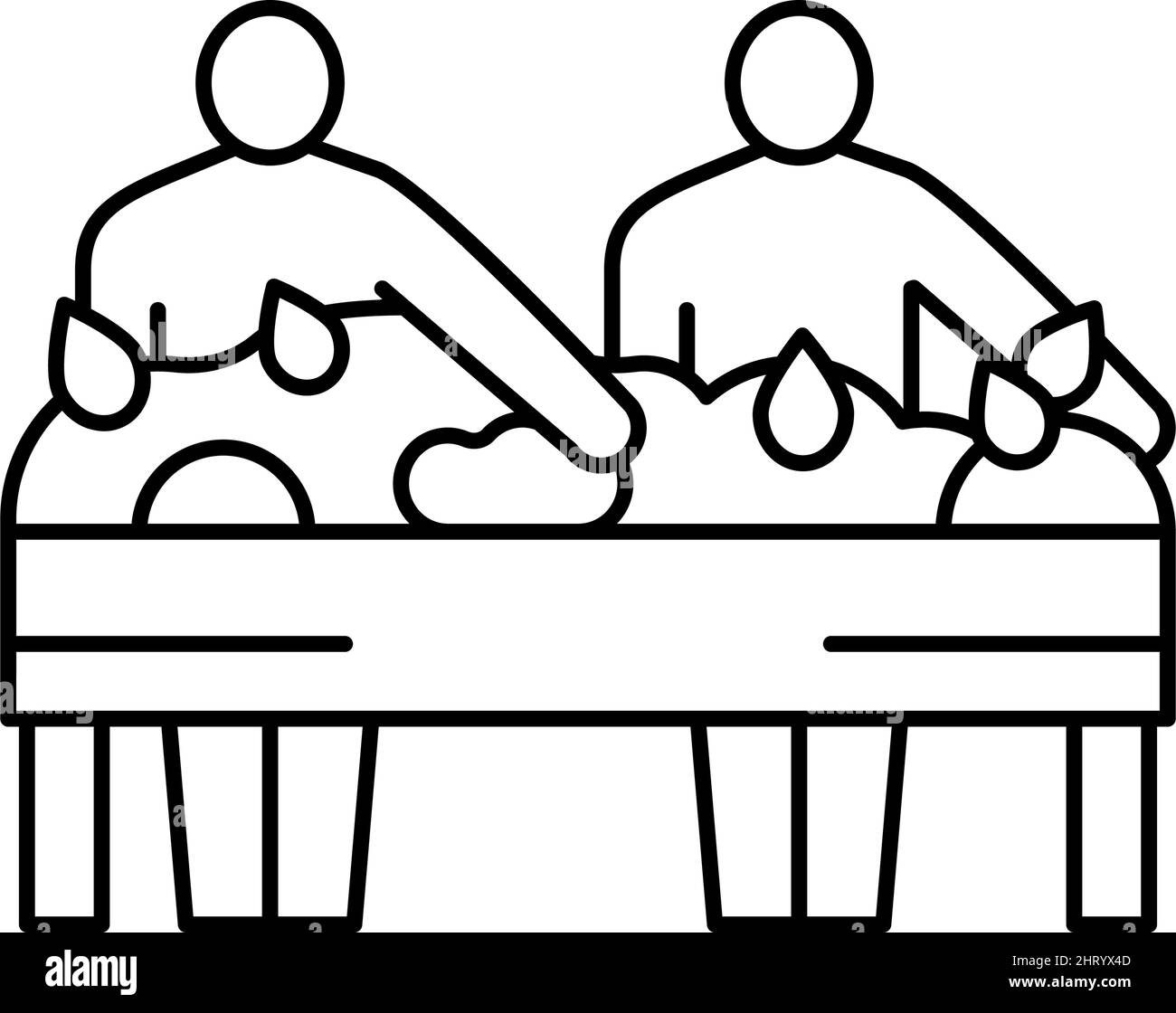 sorting tea line icon vector illustration Stock Vector Image & Art - Alamy