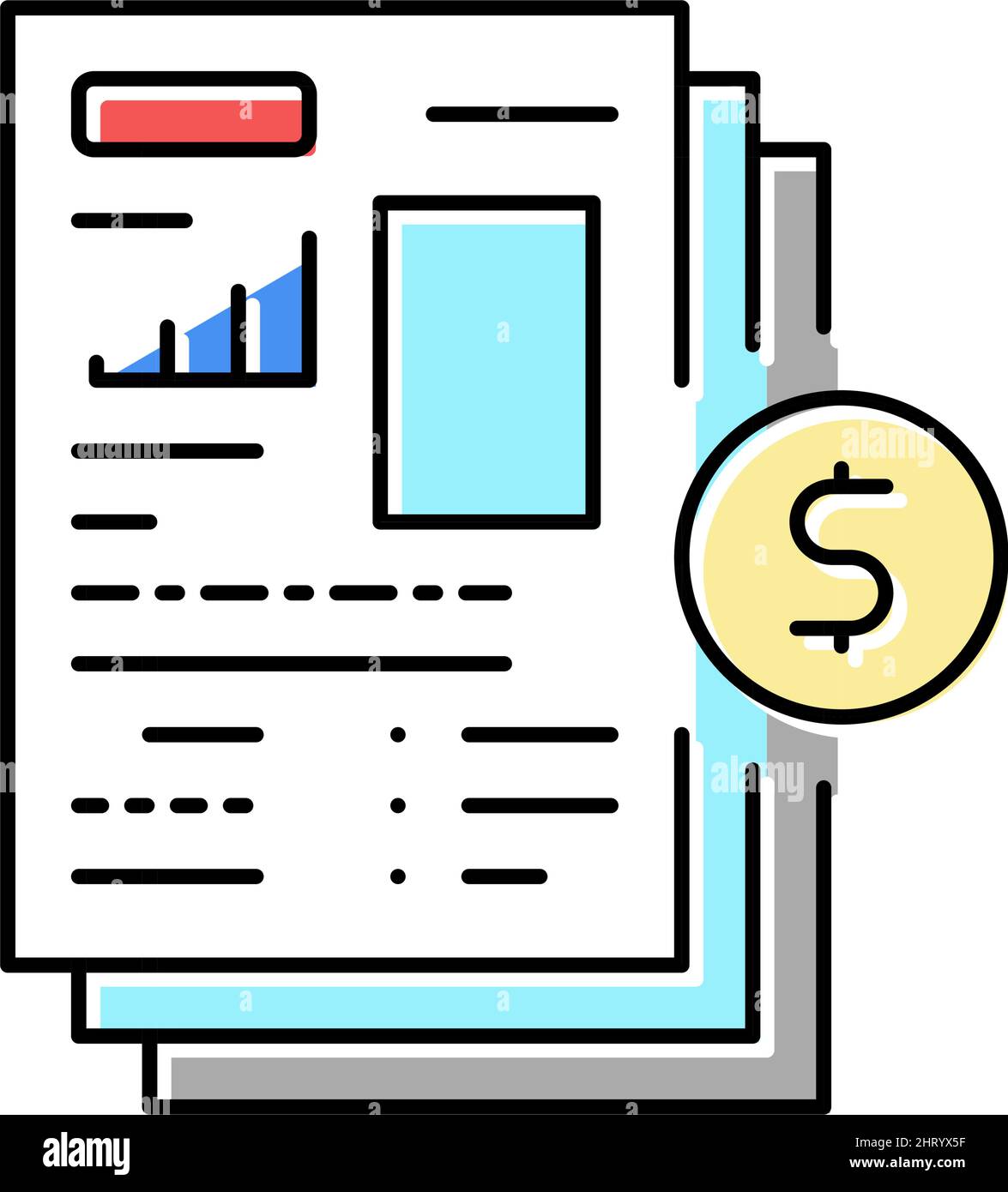 financial modeling color icon vector illustration Stock Vector Image ... financial modeling color icon vector illustration Stock Vector Image ...