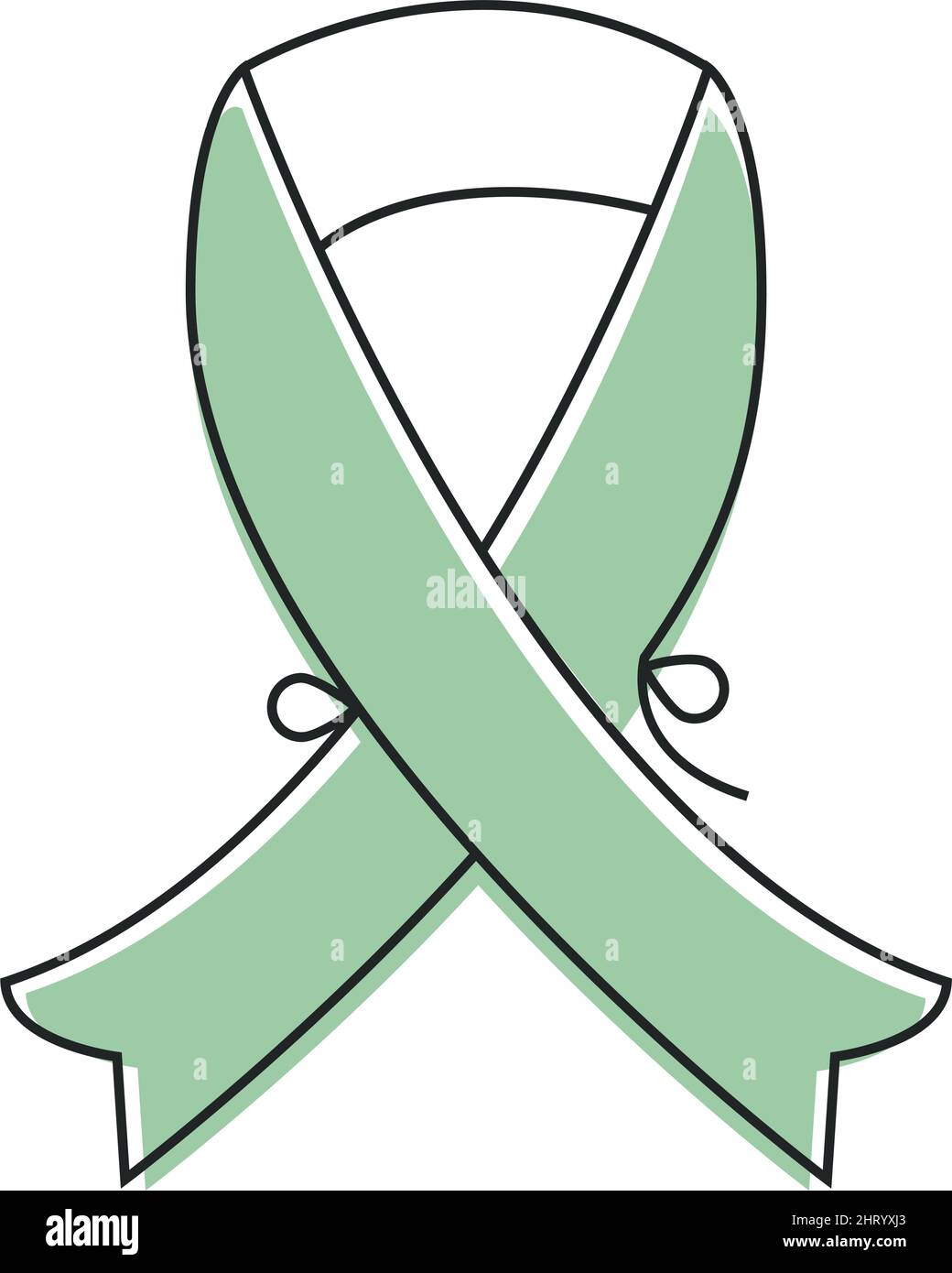 green ribbon campaign Stock Vector Image & Art - Alamy