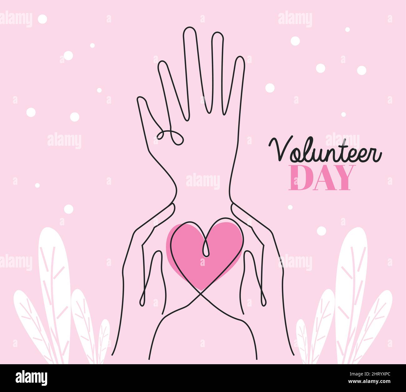 volunteer day celebration Stock Vector Image & Art - Alamy