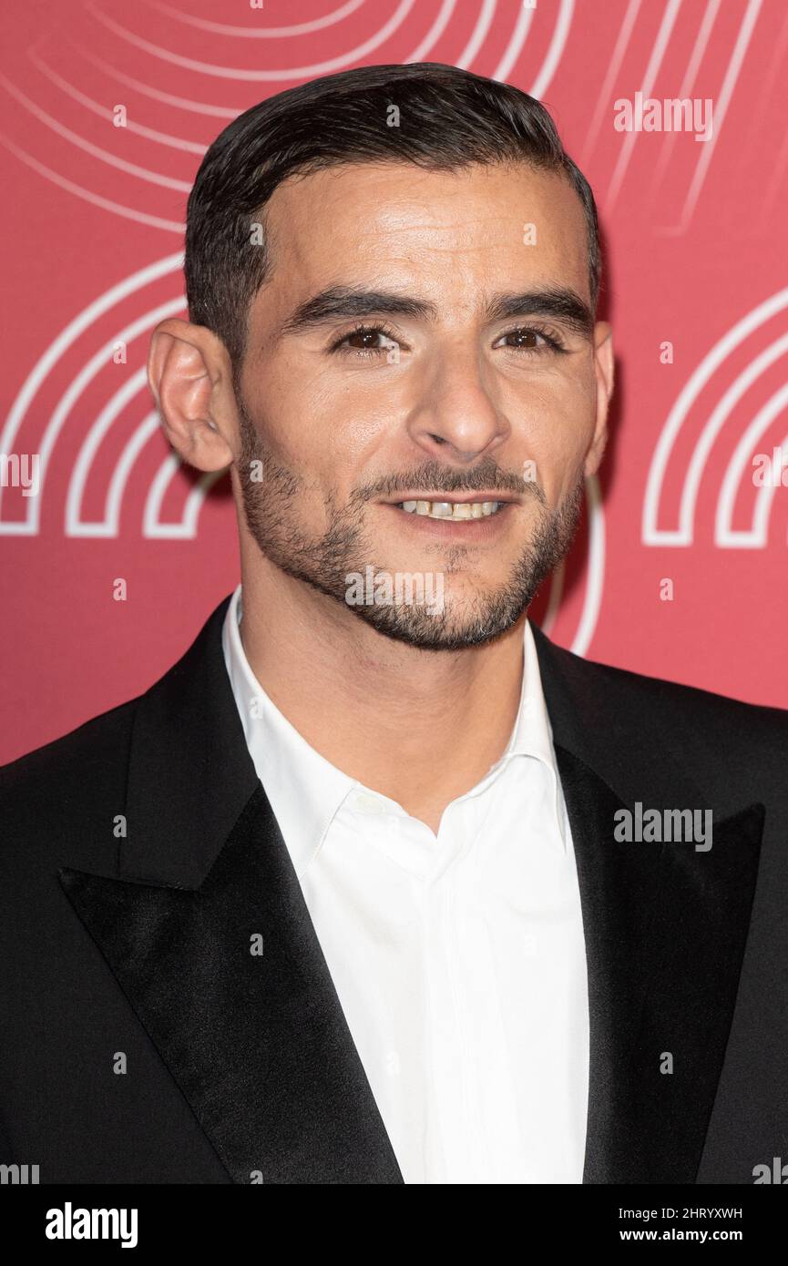 Paris, France. 26th Feb, 2022. Fianso (Sofiane Zermani) poses during ...