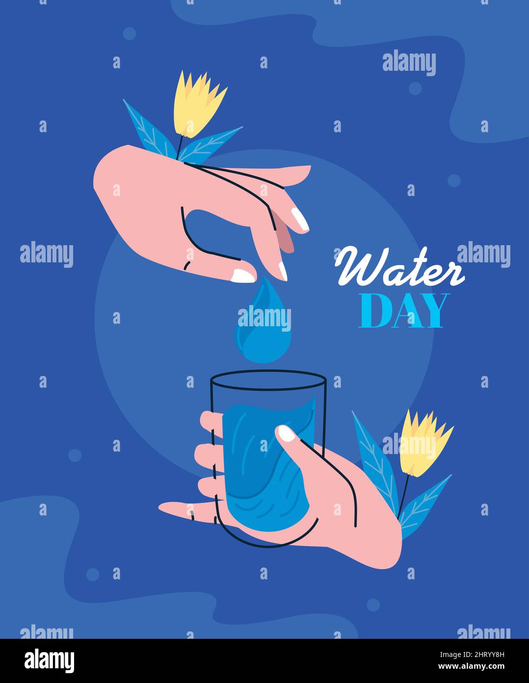 water day poster Stock Vector Image & Art - Alamy