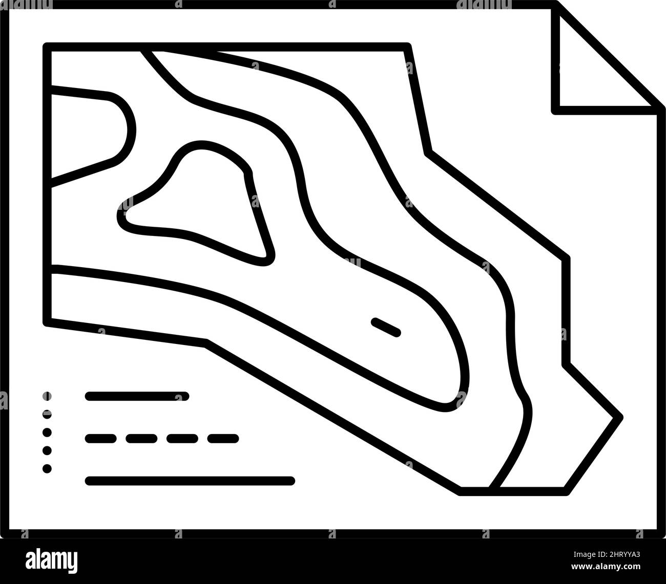 engineering and design quarry mining line icon vector illustration ...
