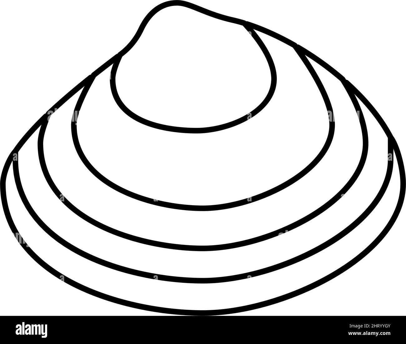 surf clam line icon vector illustration Stock Vector Image & Art - Alamy