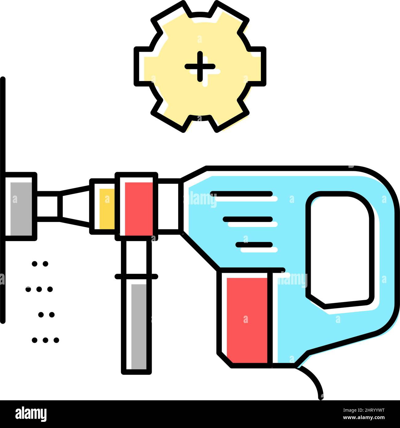 wall chipping color icon vector illustration Stock Vector Image & Art ...