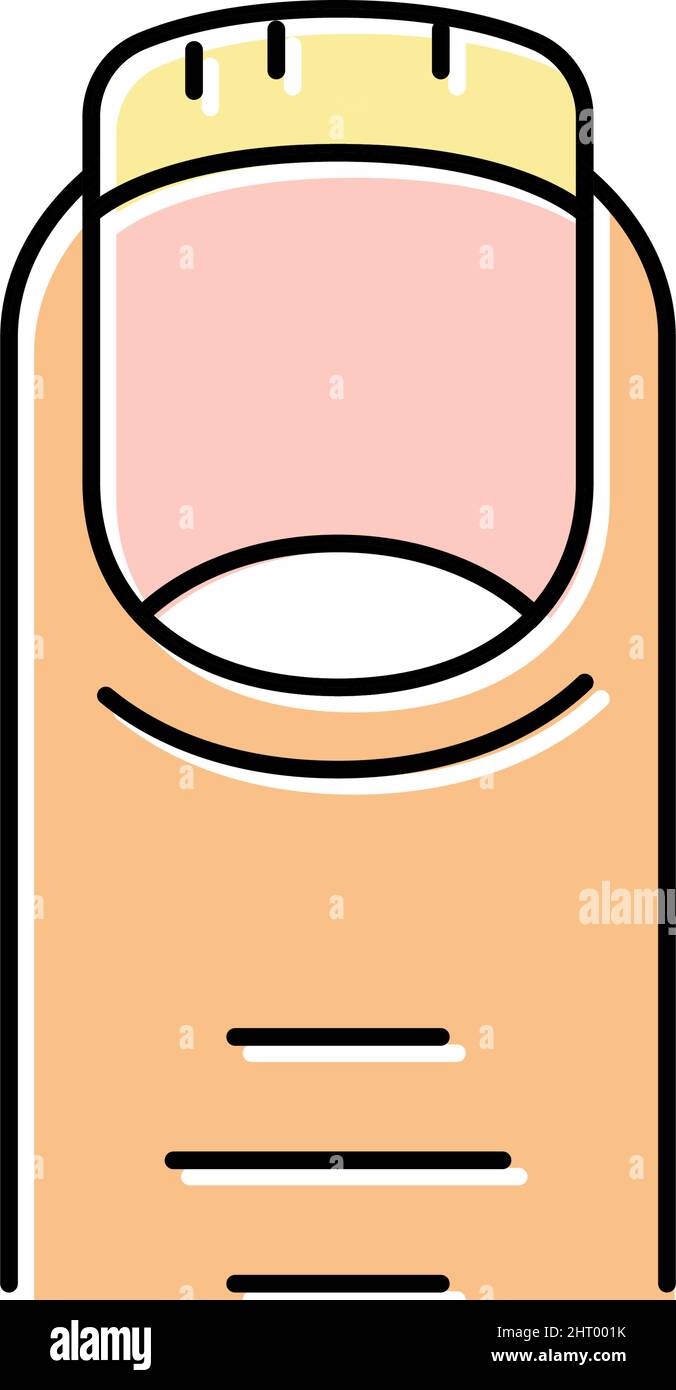 finger nail color icon vector illustration Stock Vector Image & Art - Alamy