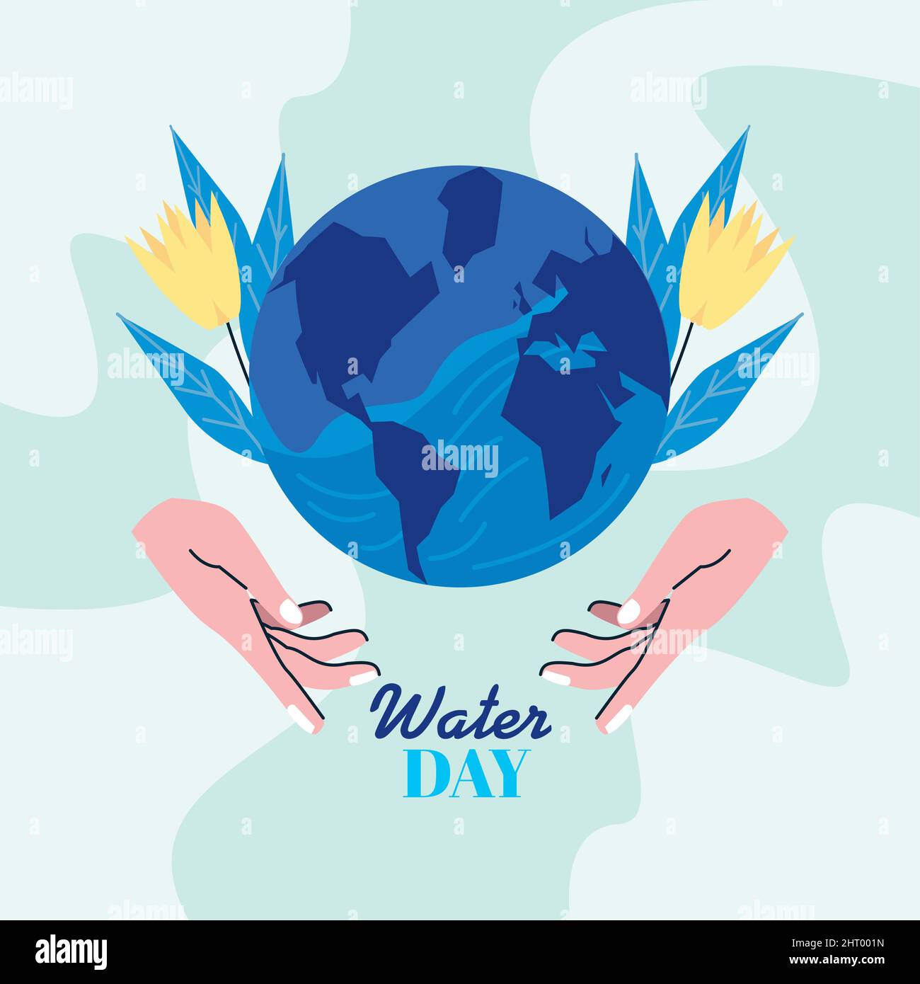 water day card Stock Vector Image & Art - Alamy