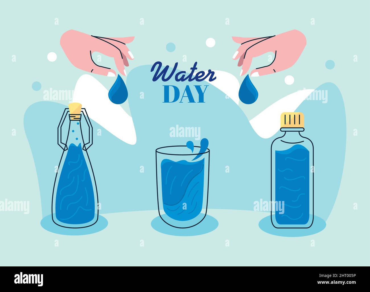 water day campaign poster Stock Vector Image & Art - Alamy