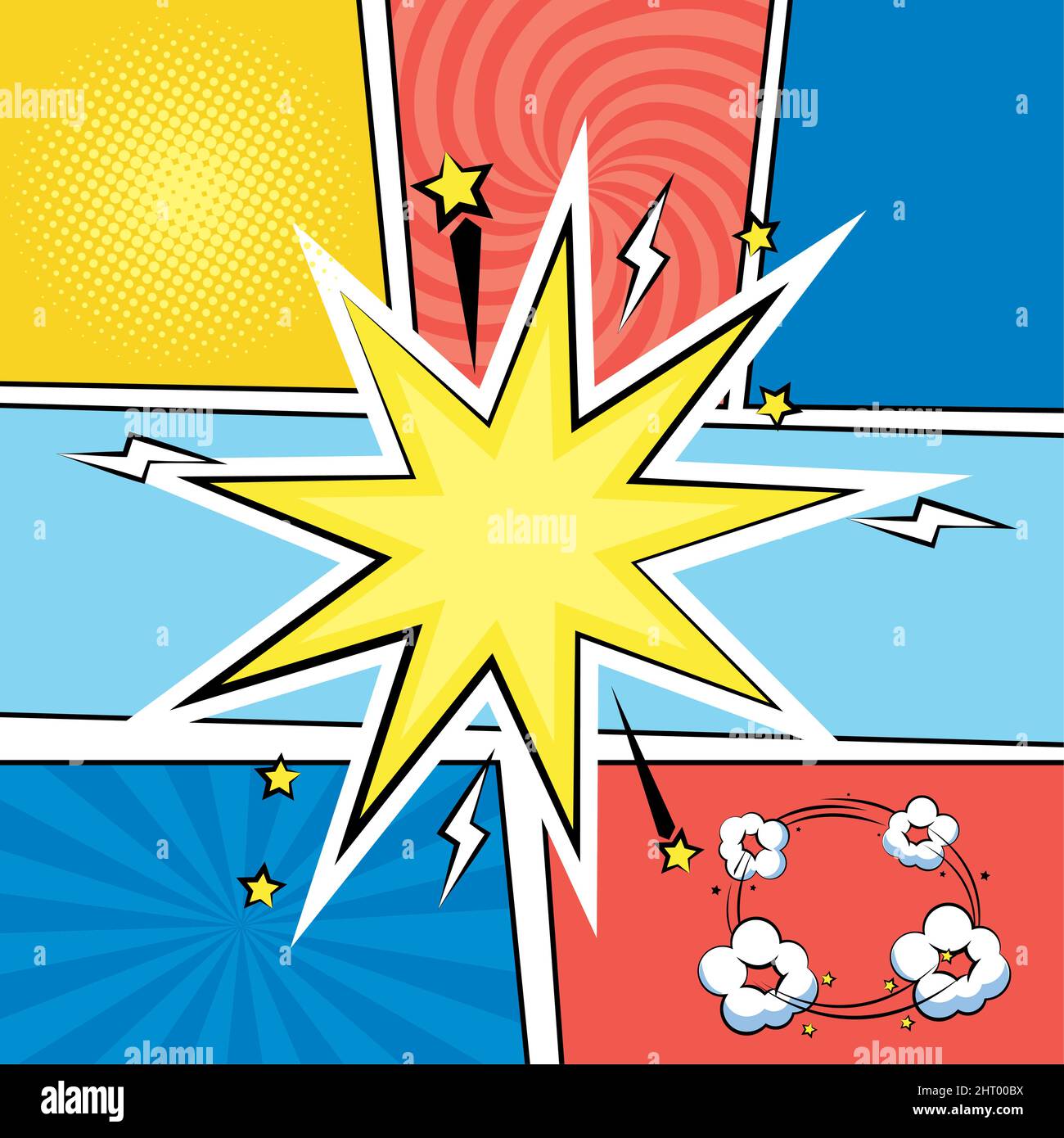splash pop art poster Stock Vector Image & Art - Alamy