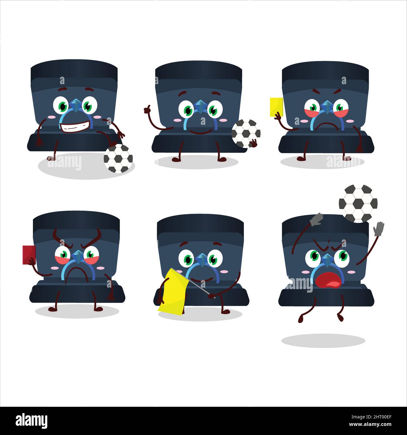 Navy football mascot Stock Vector Images - Alamy