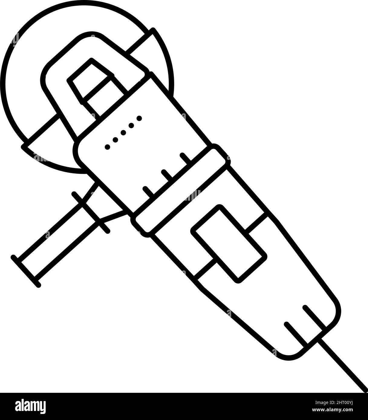 Rotary angle grinder Stock Vector Images - Alamy