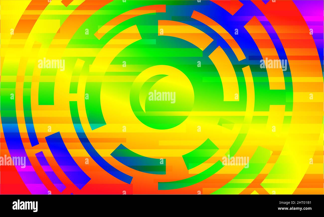 optical lens rainbow color vector background Stock Vector Image & Art ...