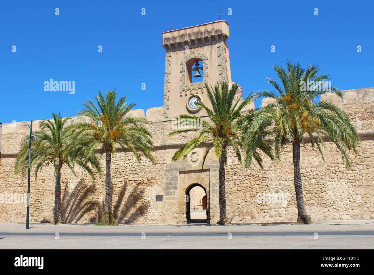 Exterior of Santa Pola Castle in Spain Stock Photo - Alamy
