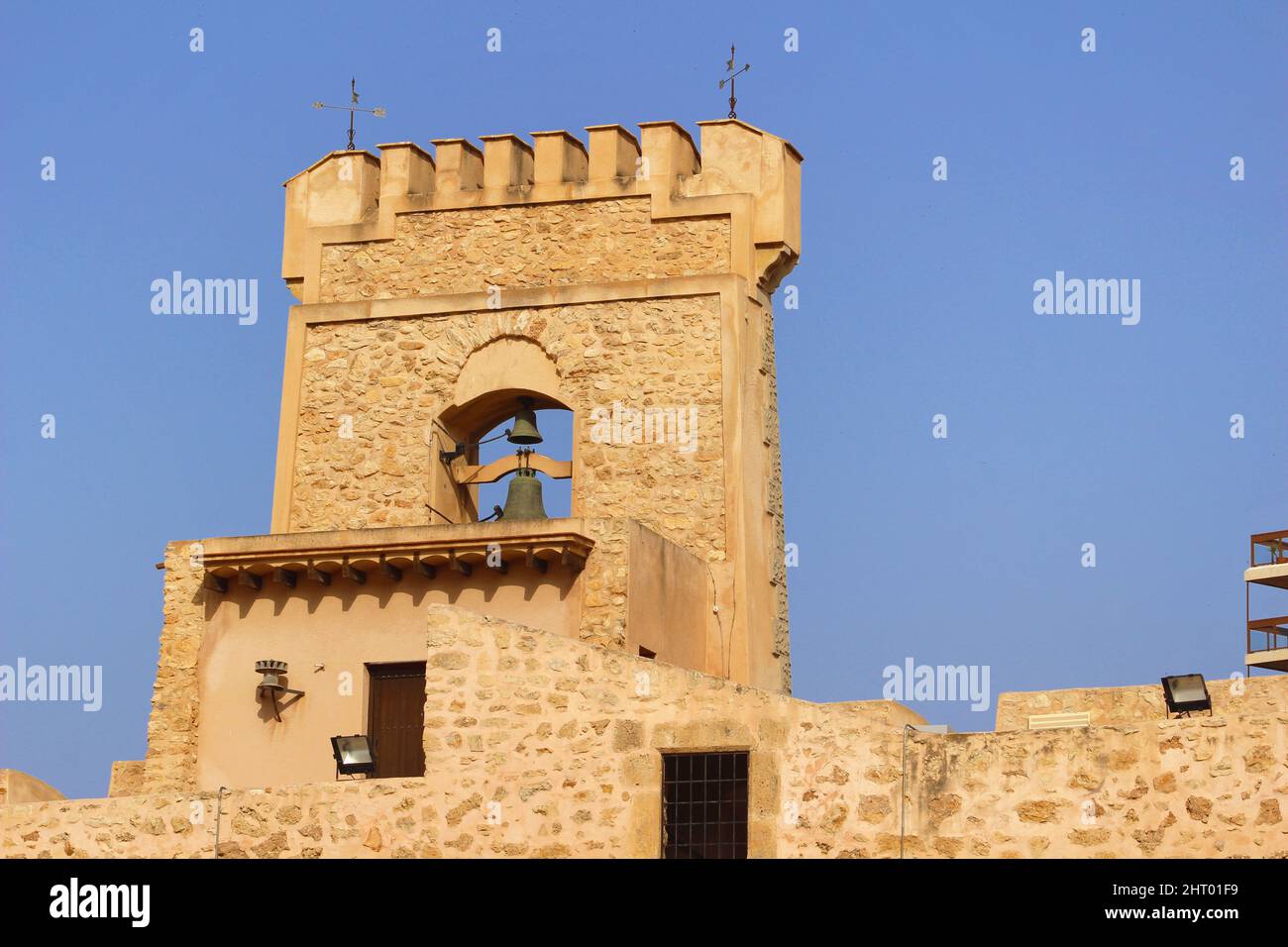 Exterior of Santa Pola Castle in Spain Stock Photo - Alamy