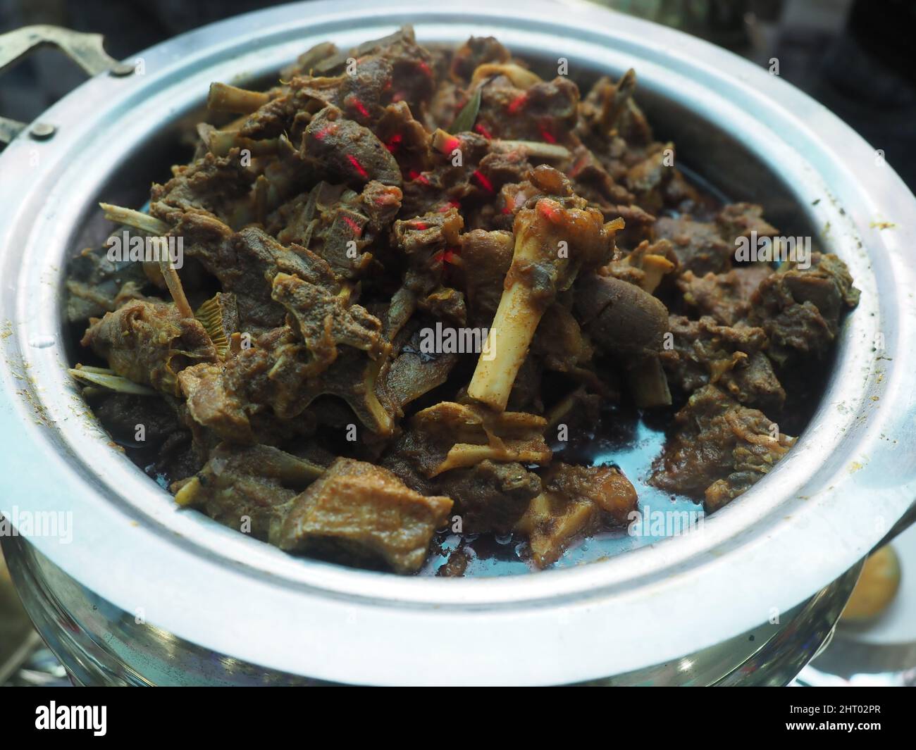Spicy and delicious mutton curry Stock Photo - Alamy