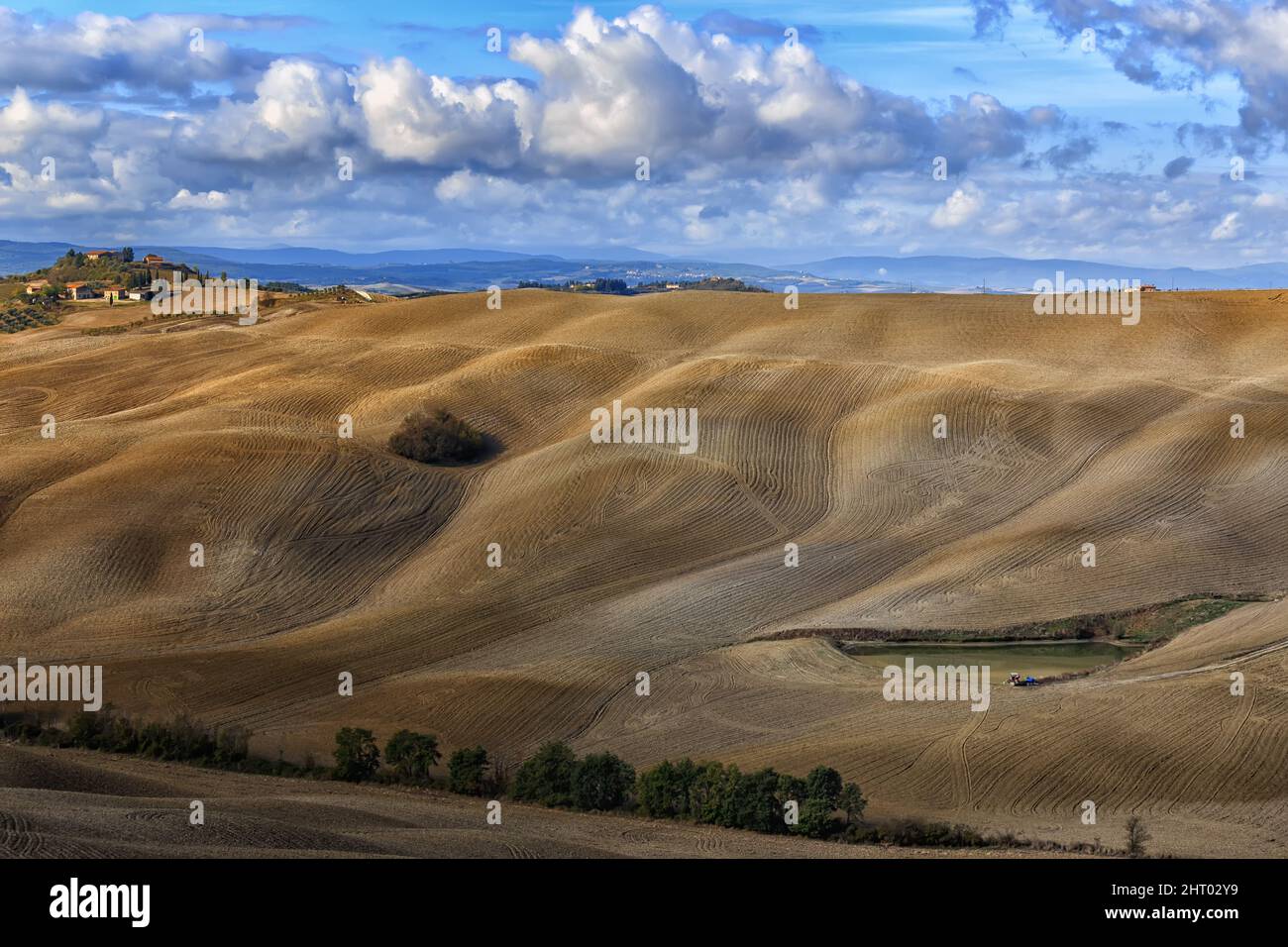 Aerial view of a plain landscape Stock Photo - Alamy