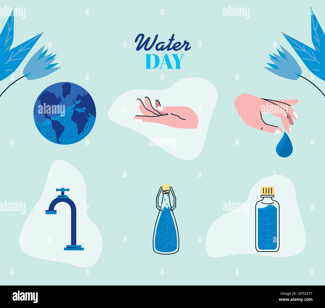 six water day icons Stock Vector Image & Art - Alamy